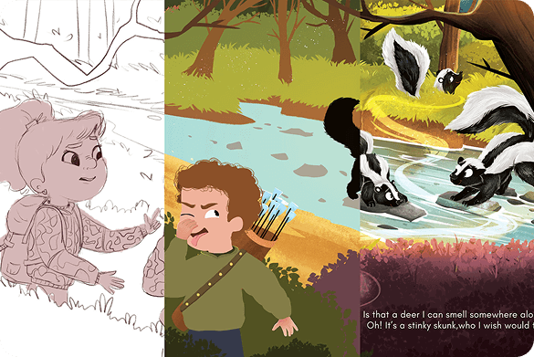 Children's Books Illustrator - Freelancer. Anastasiya Halionka